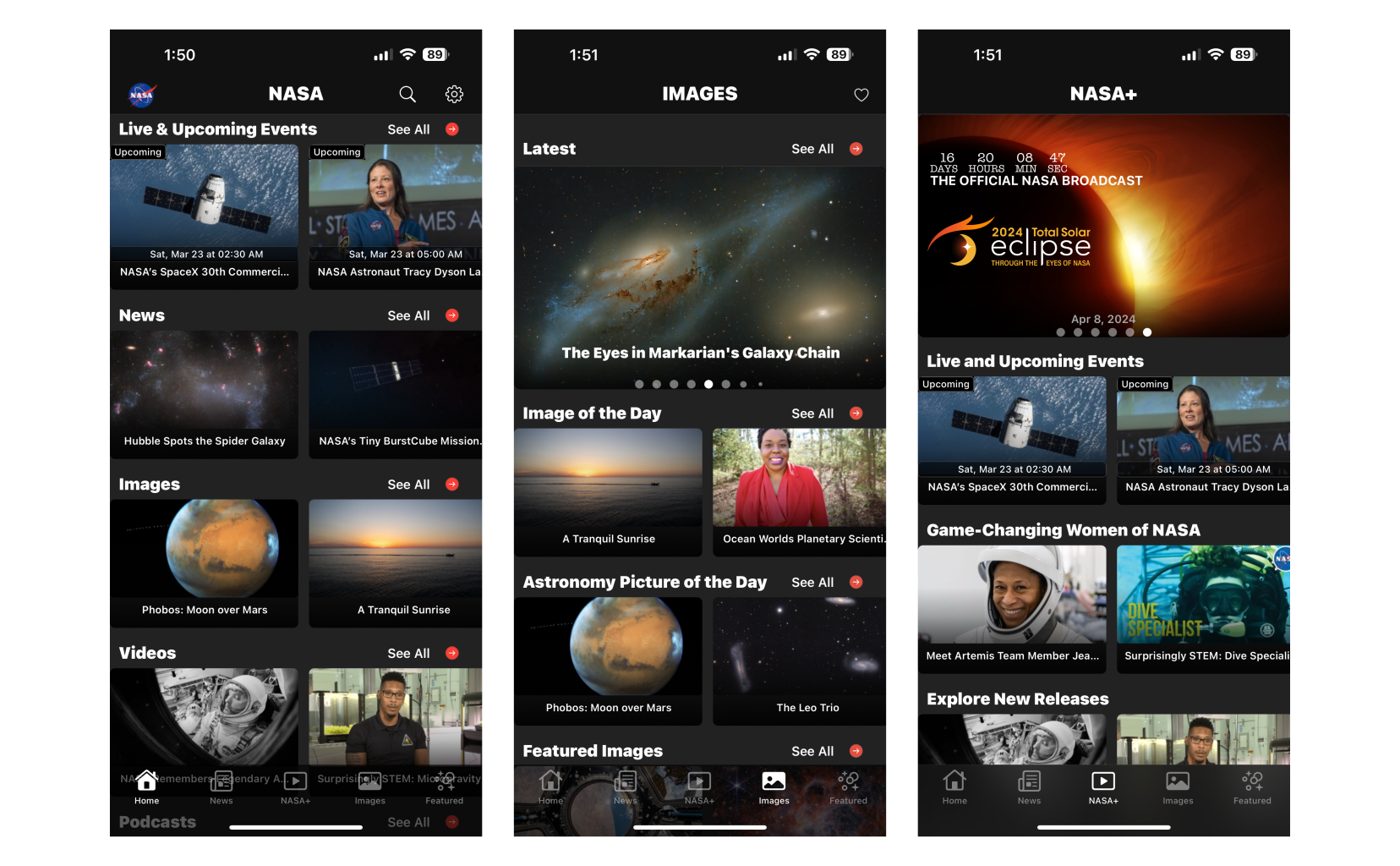 Mobile and Desktop Apps - NASA