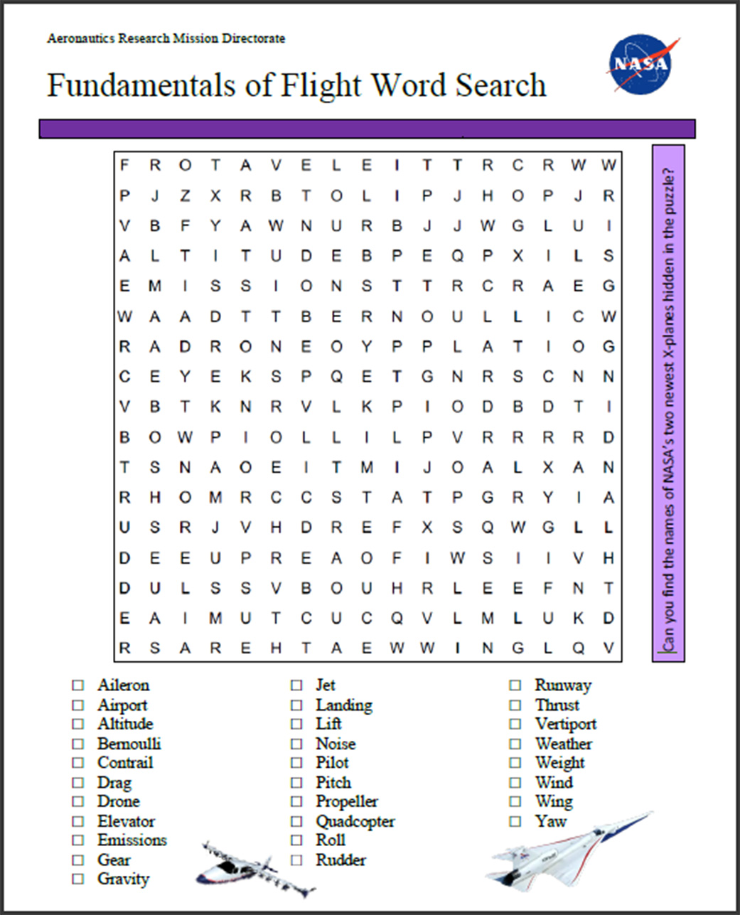 Solar System Word Search Hard