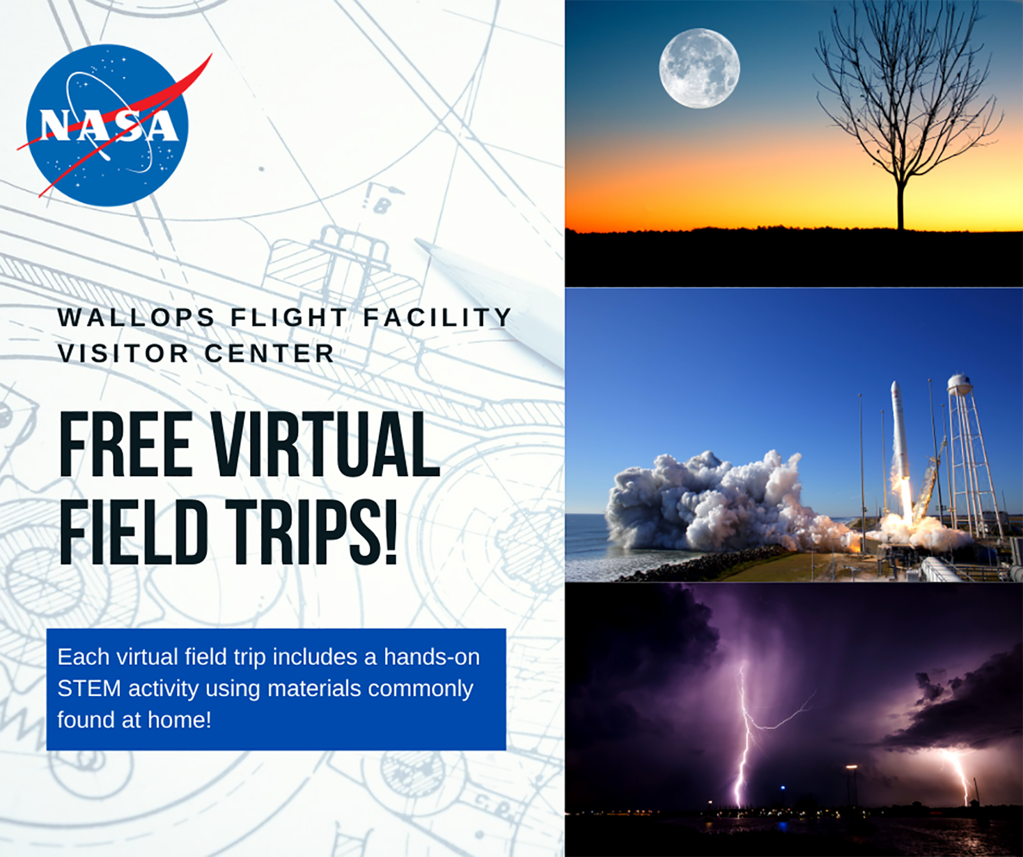 NASA Wallops Visitor Center Offering Free Virtual Field Trips - NASA