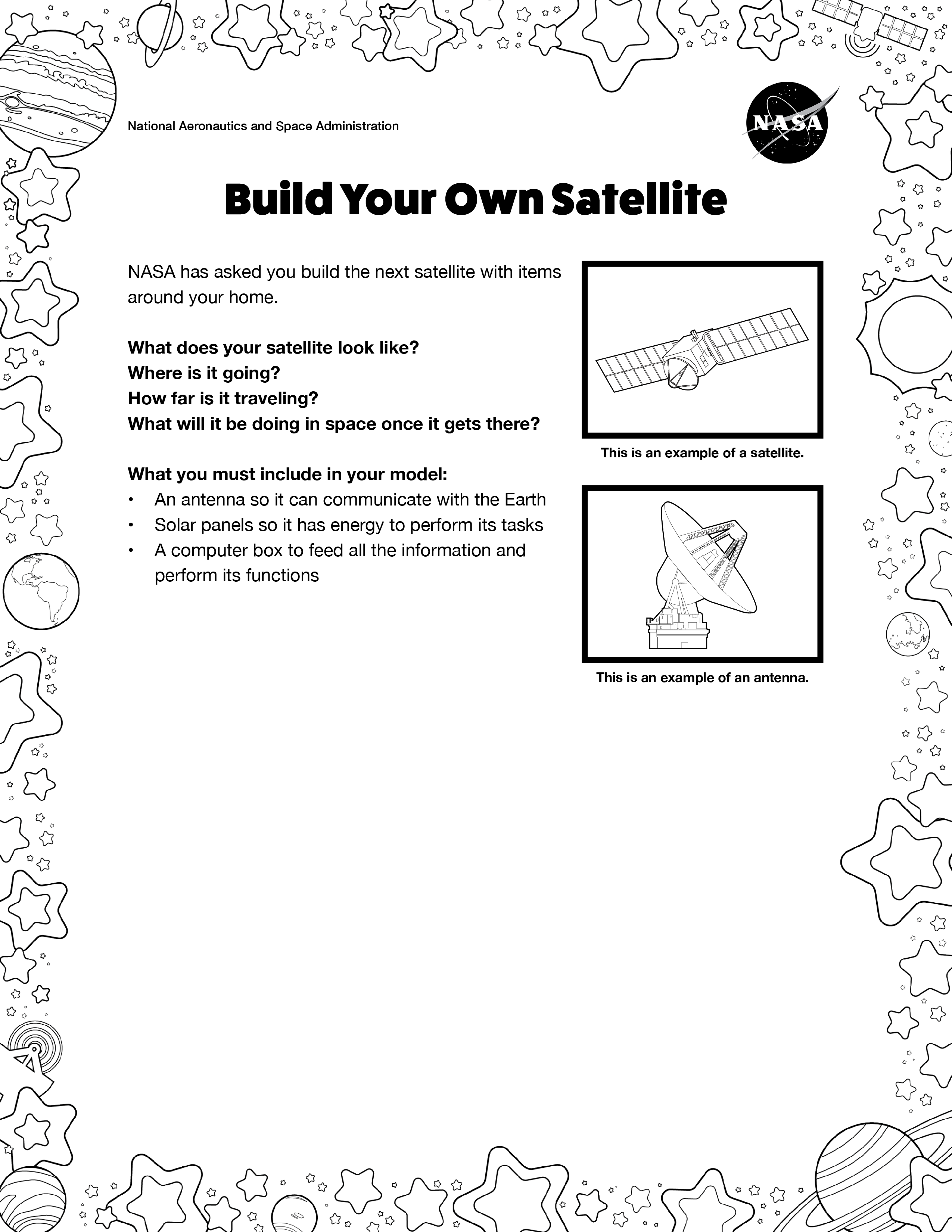 Create Your Own Satellite - NASA