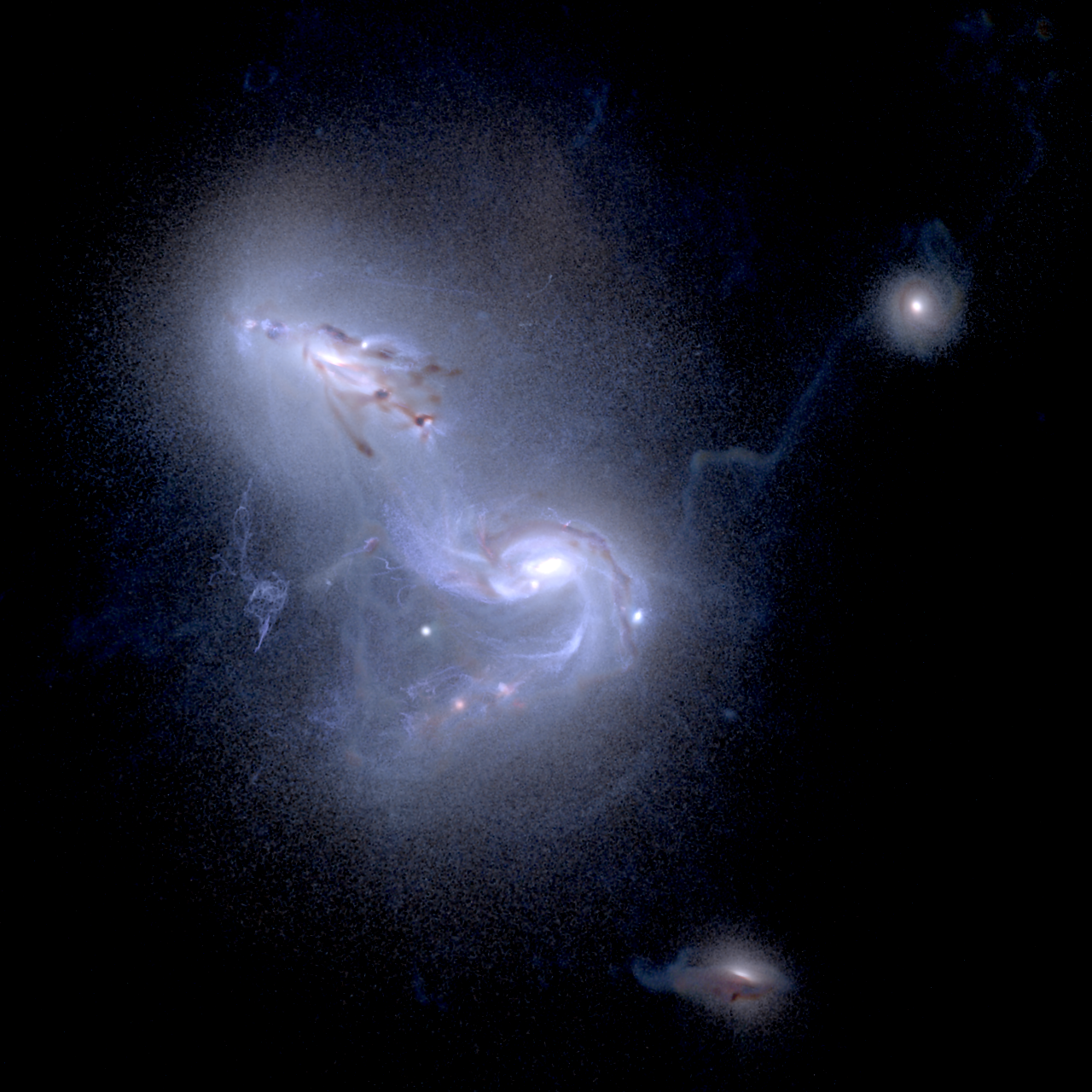 Supercomputing Reveals "Fossil Record" of Galaxy Collisions and Mergers ...