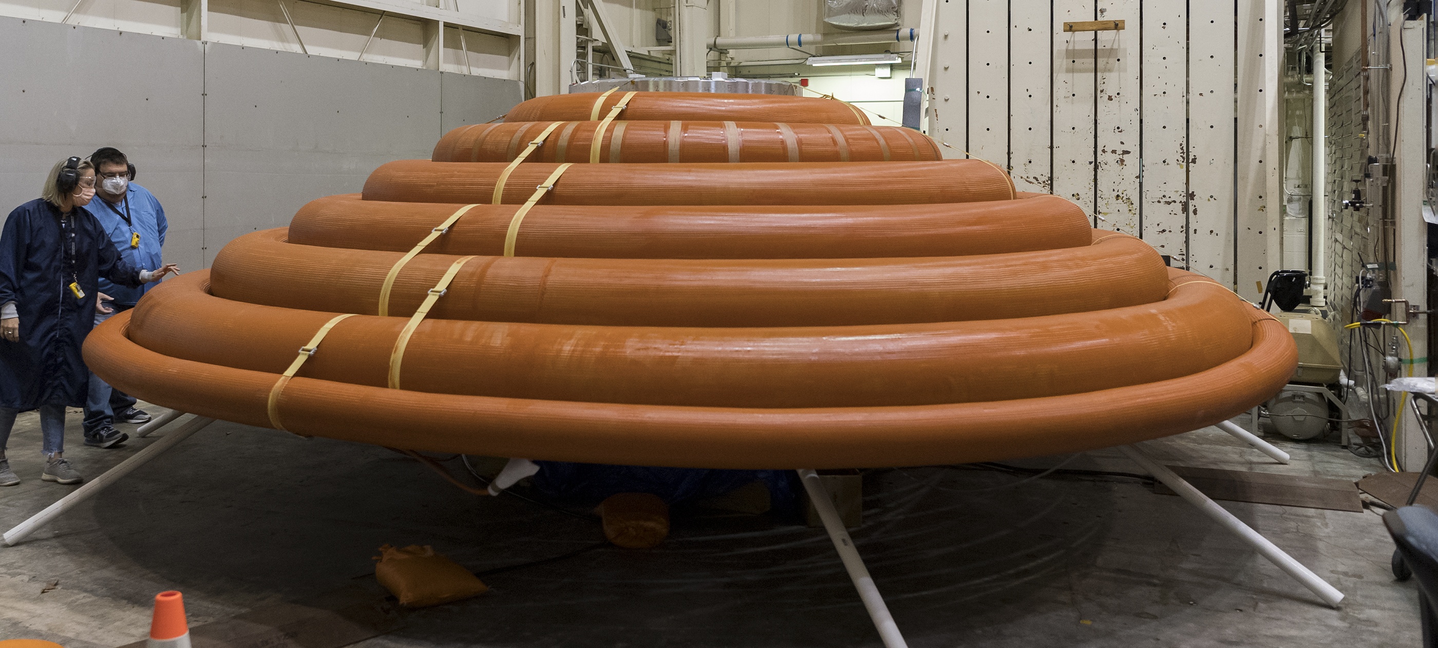 NASA Inflatable Heat Shield Finds Strength in Flexibility - NASA