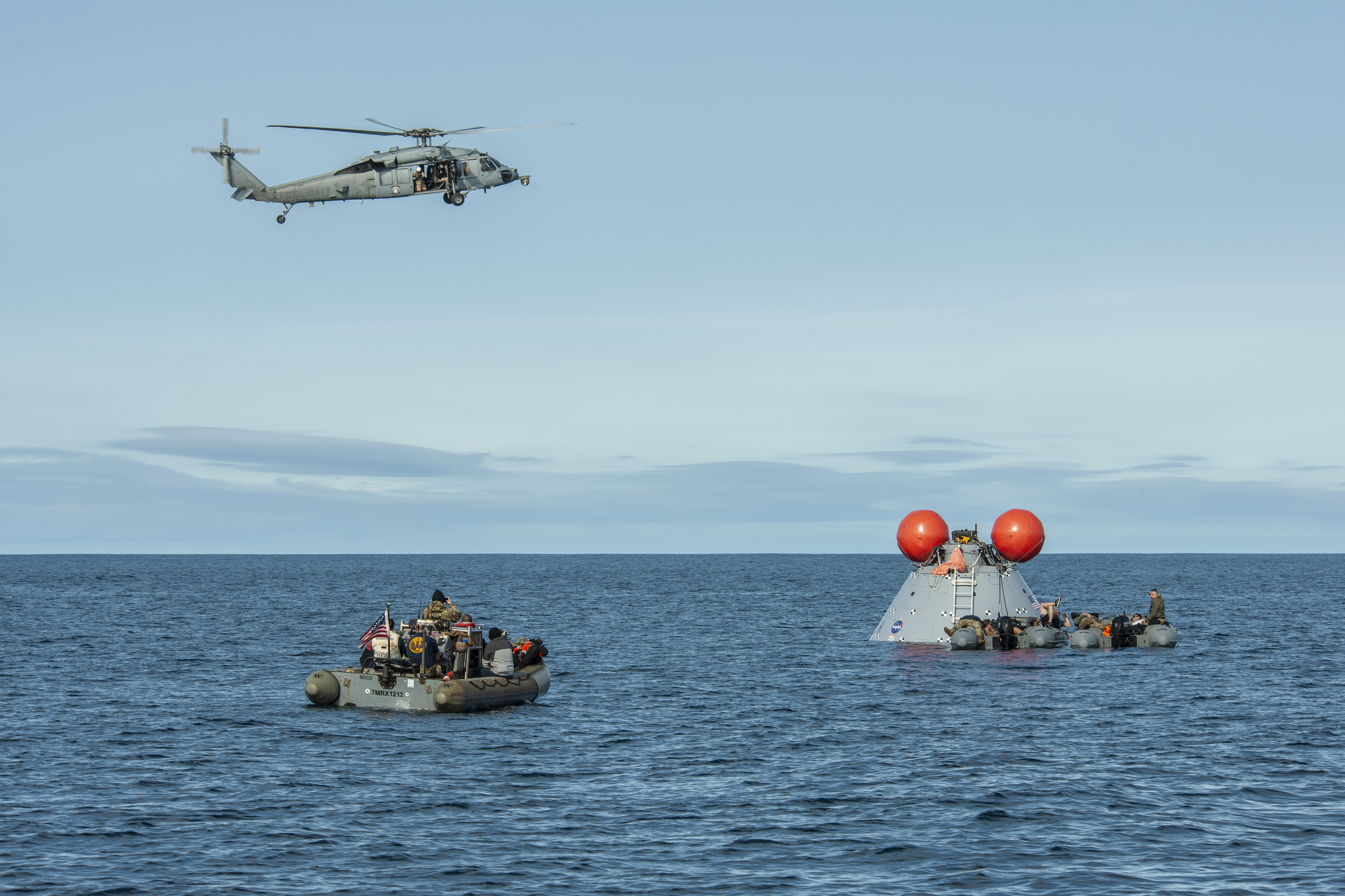 Orion Recovery Nasa Rescuing Orion After Off Nominal Landing