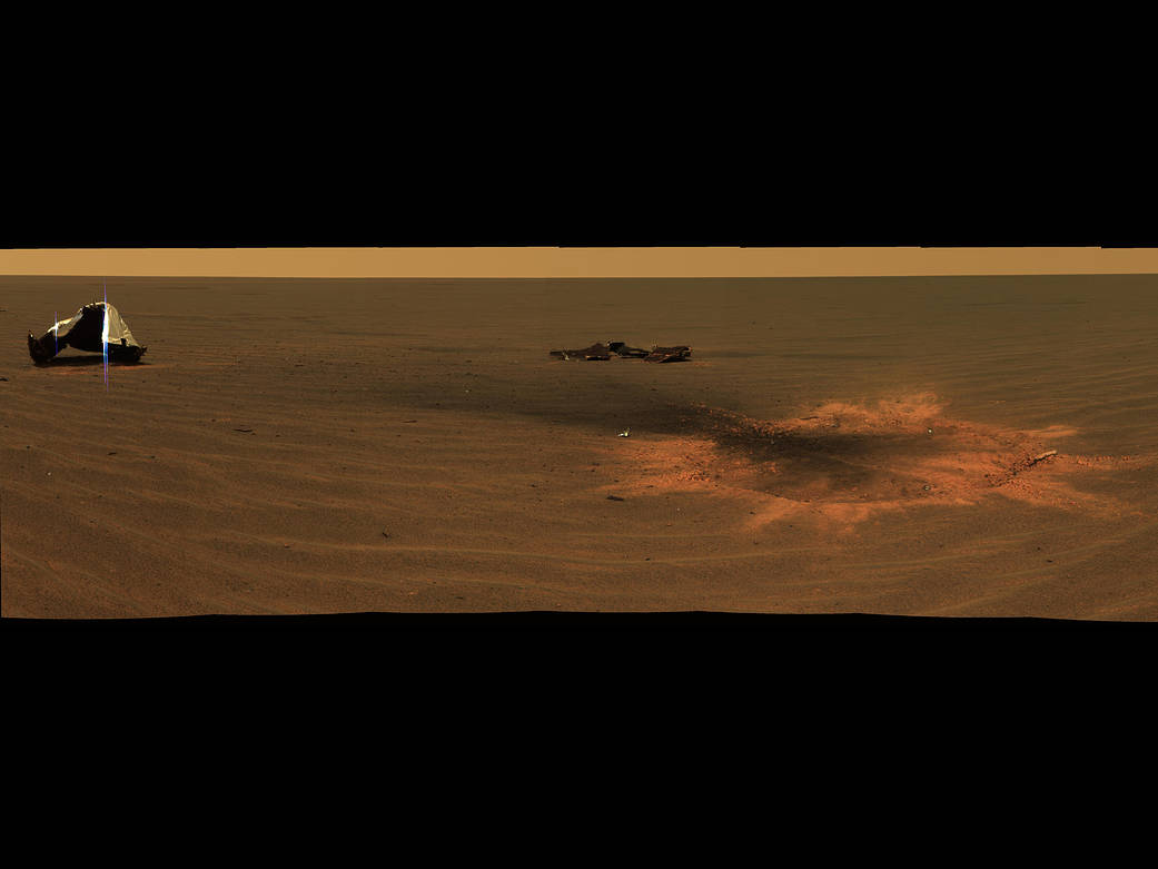 Opportunity's Heat Shield - NASA
