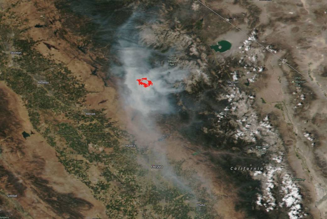 Ferguson Fire Continues to Increase in Size - NASA