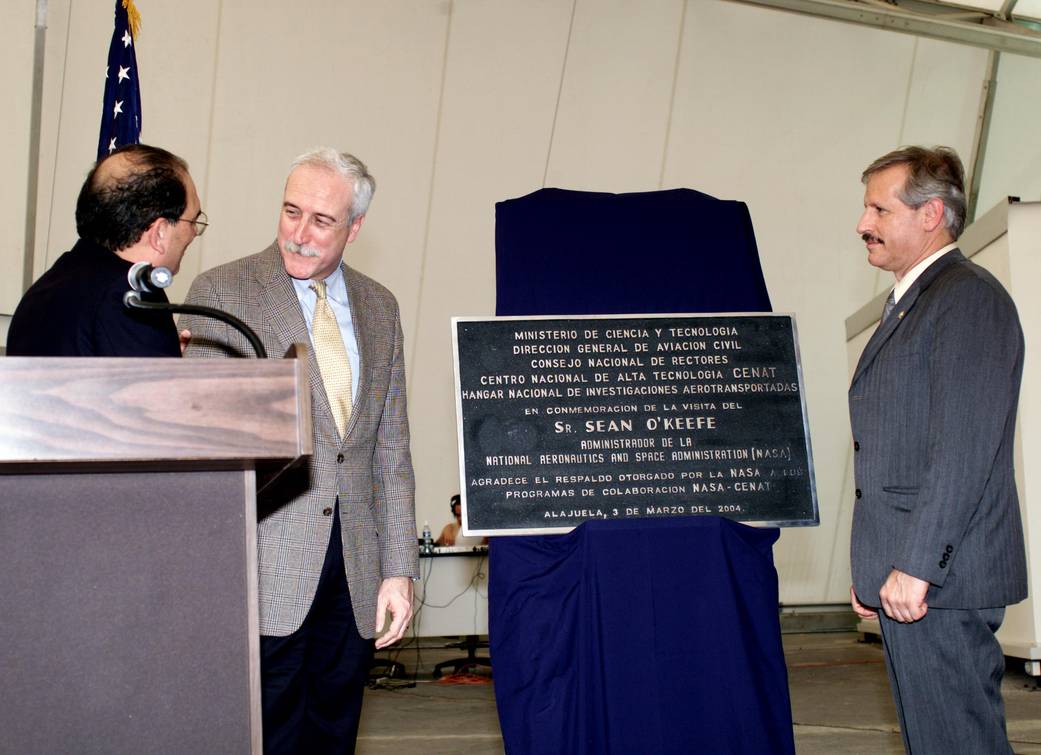 AirSAR Commemoration Plaque Unveiled for NASA Administrator - NASA