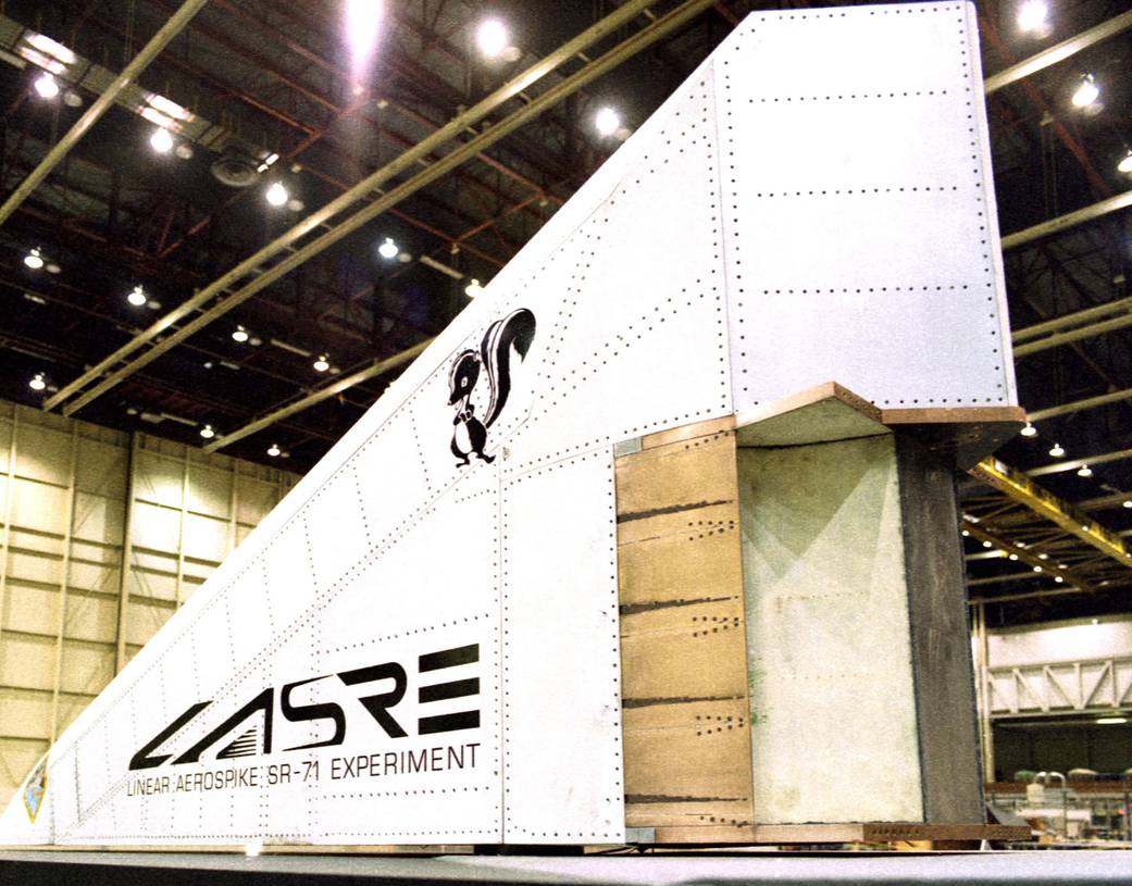 Linear Aerospike SR Experiment (LASRE) Pod - NASA