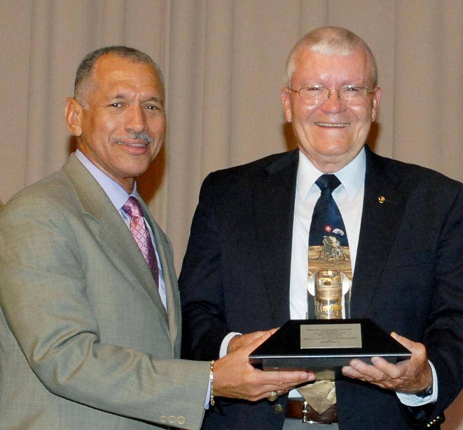 Charles Bolden honors Fred Haise with the Agency's Ambassador of ...