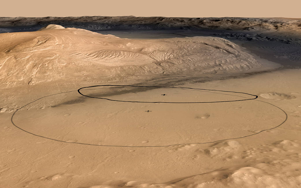 Revised Landing Target for Mars Rover Curiosity - NASA