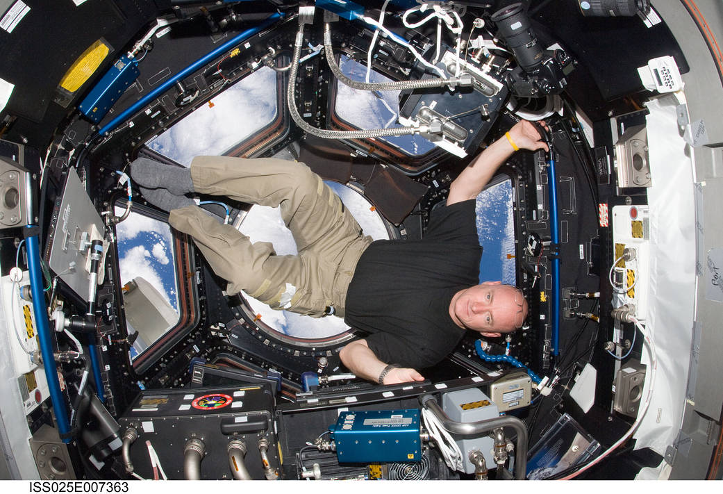Commander Kelly on the Station - NASA