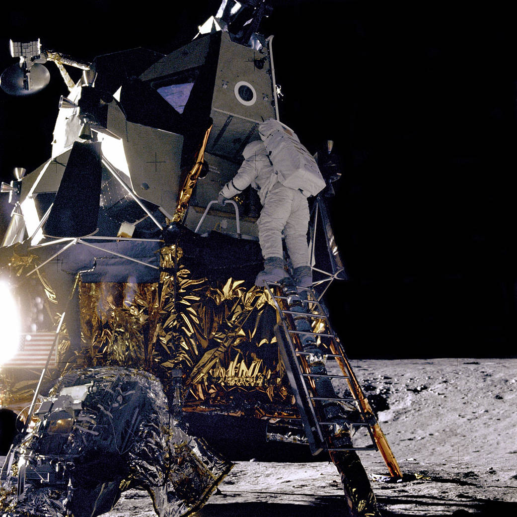 Apollo 12: Lunar Module Intrepid On the Moon - NASA
