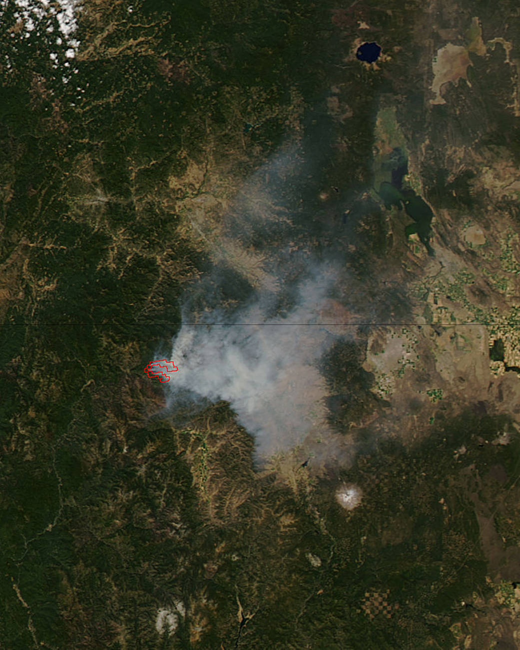 Gap Fire in California - NASA