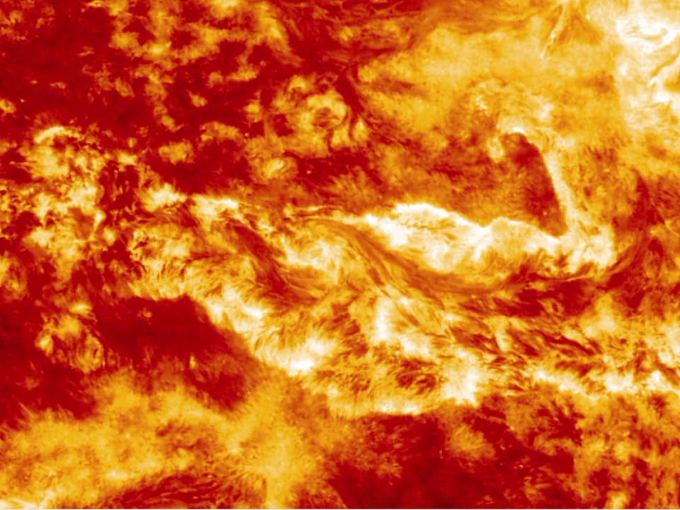 Solar Filament Eruption Creates Canyon of FIre - NASA