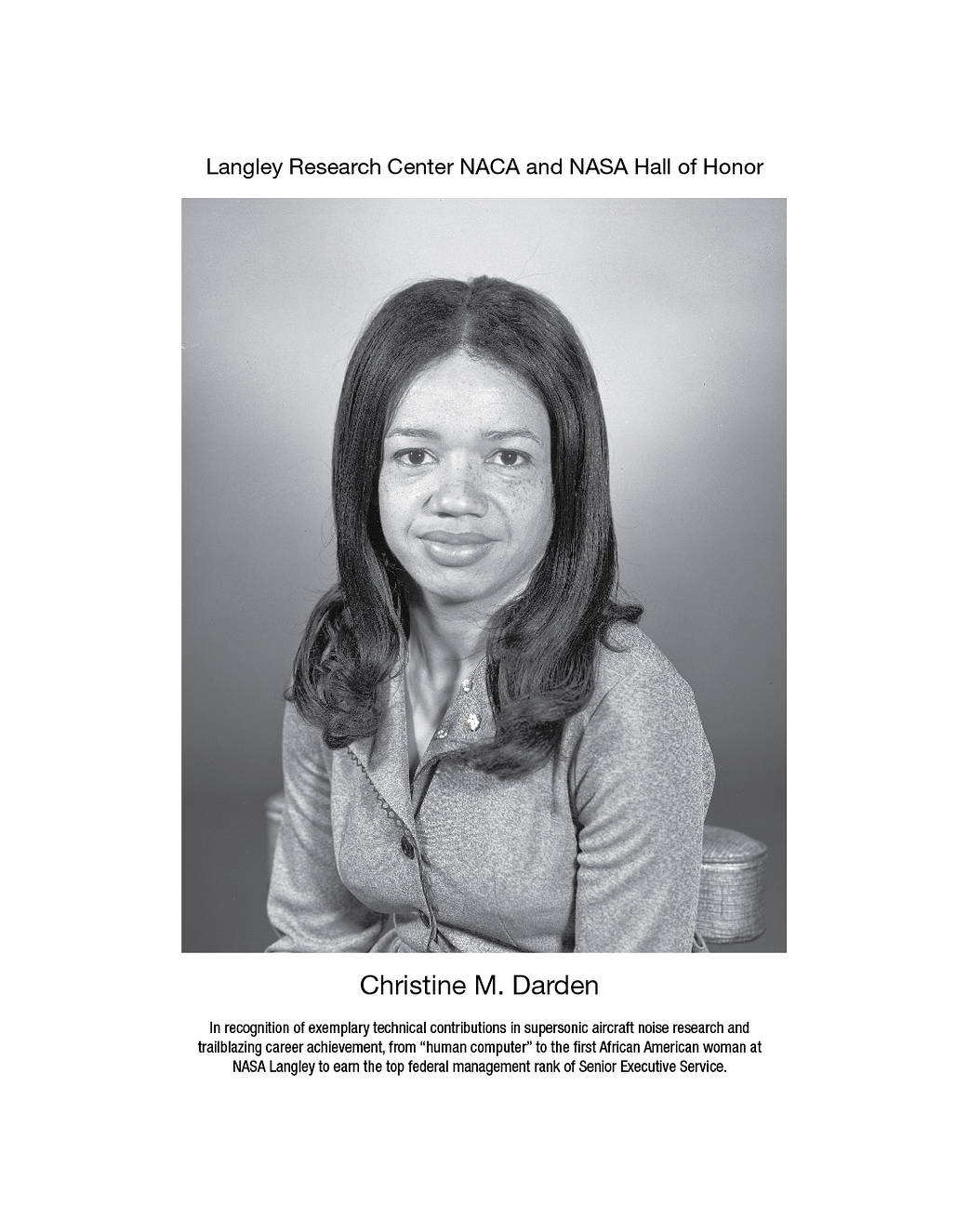 Christine M. Darden - NASA