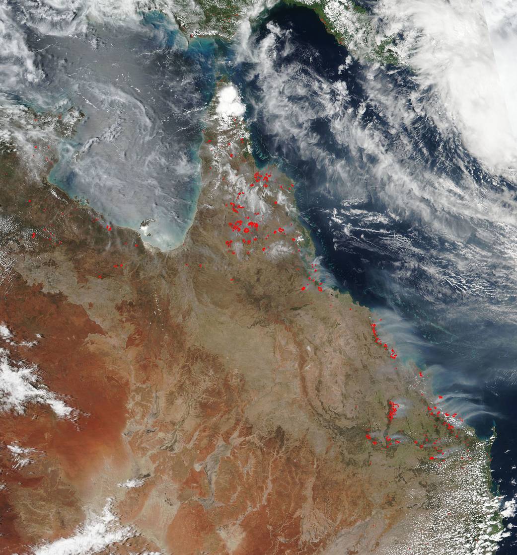 "Catastrophic" Fire Season in Queensland, Australia - NASA