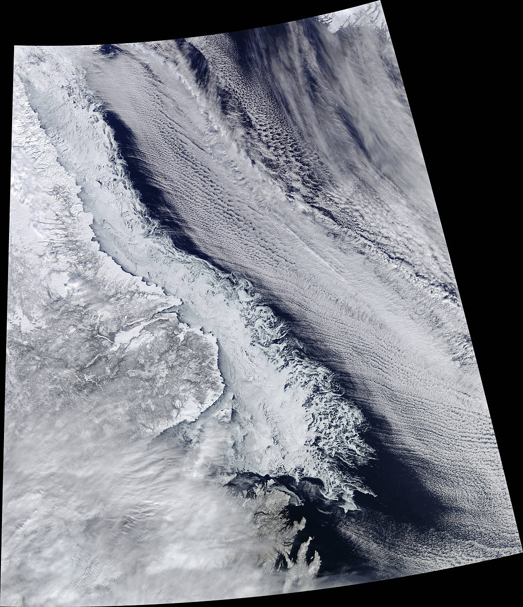 An Intersection of Land, Ice, Sea and Clouds - NASA