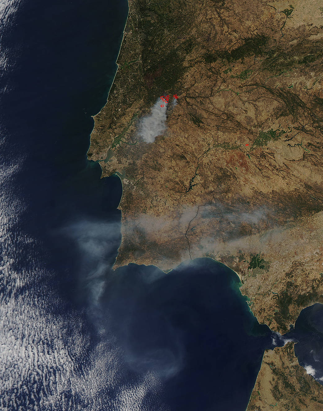 Spate of Wildfires in Portugal Starting To Get Under Control - NASA