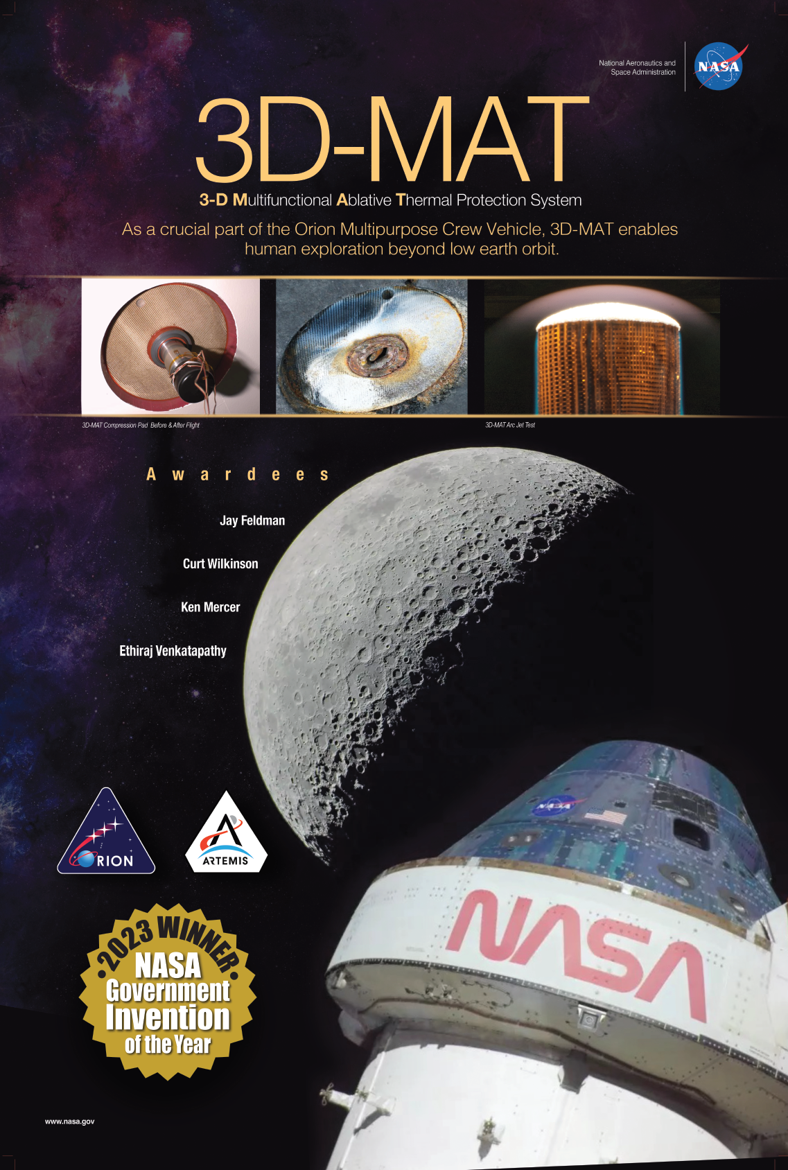 Entry Systems & Technology Division Awards & Patents - NASA