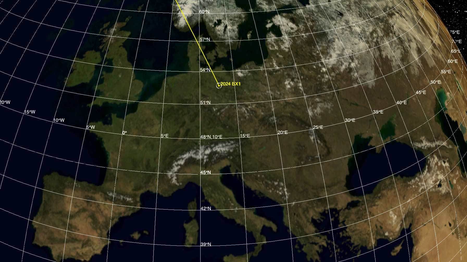 NASA System Predicts Impact of a Very Small Asteroid Over Germany - NASA