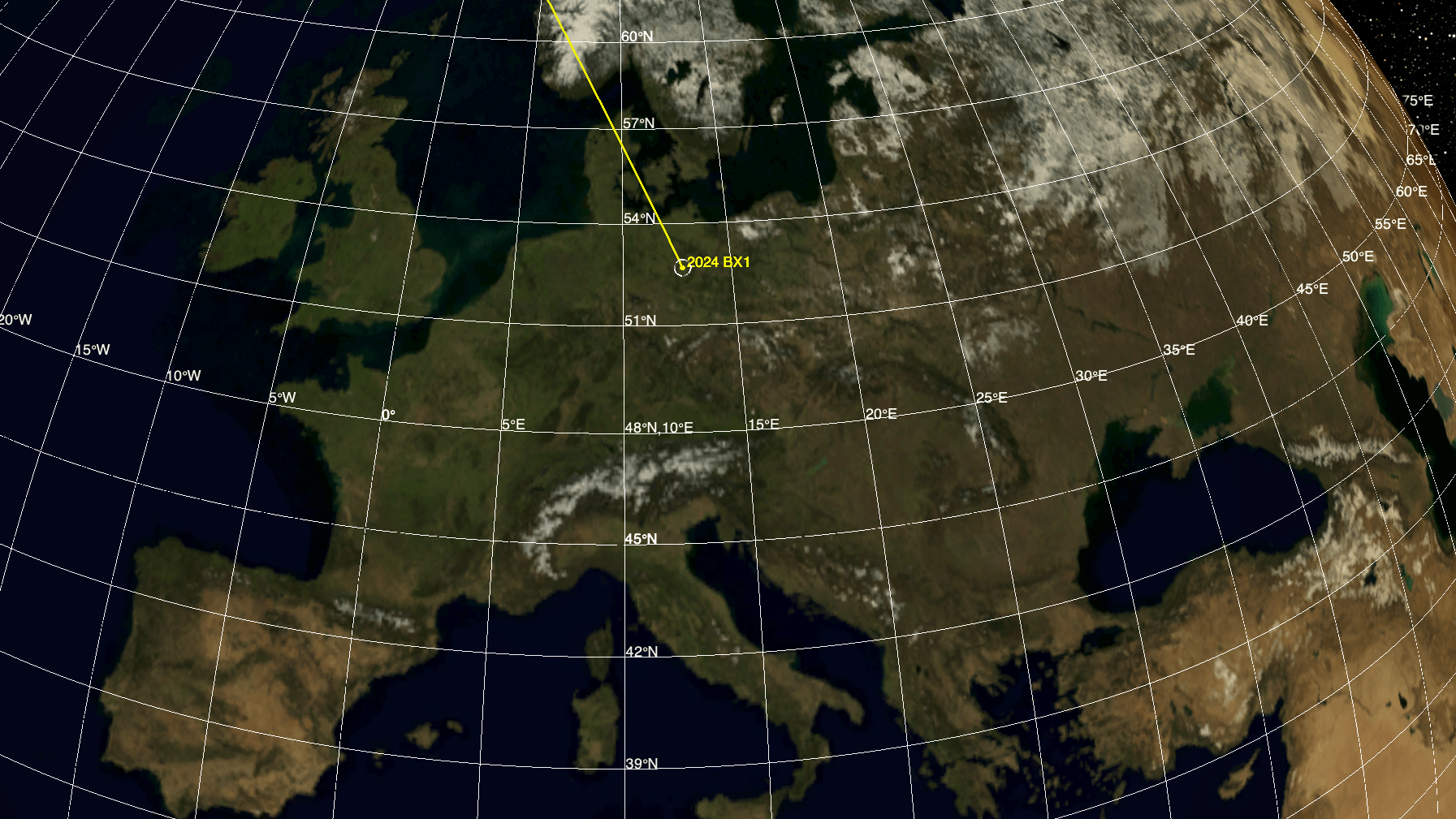 NASA System Predicts Impact of a Very Small Asteroid Over Germany - NASA
