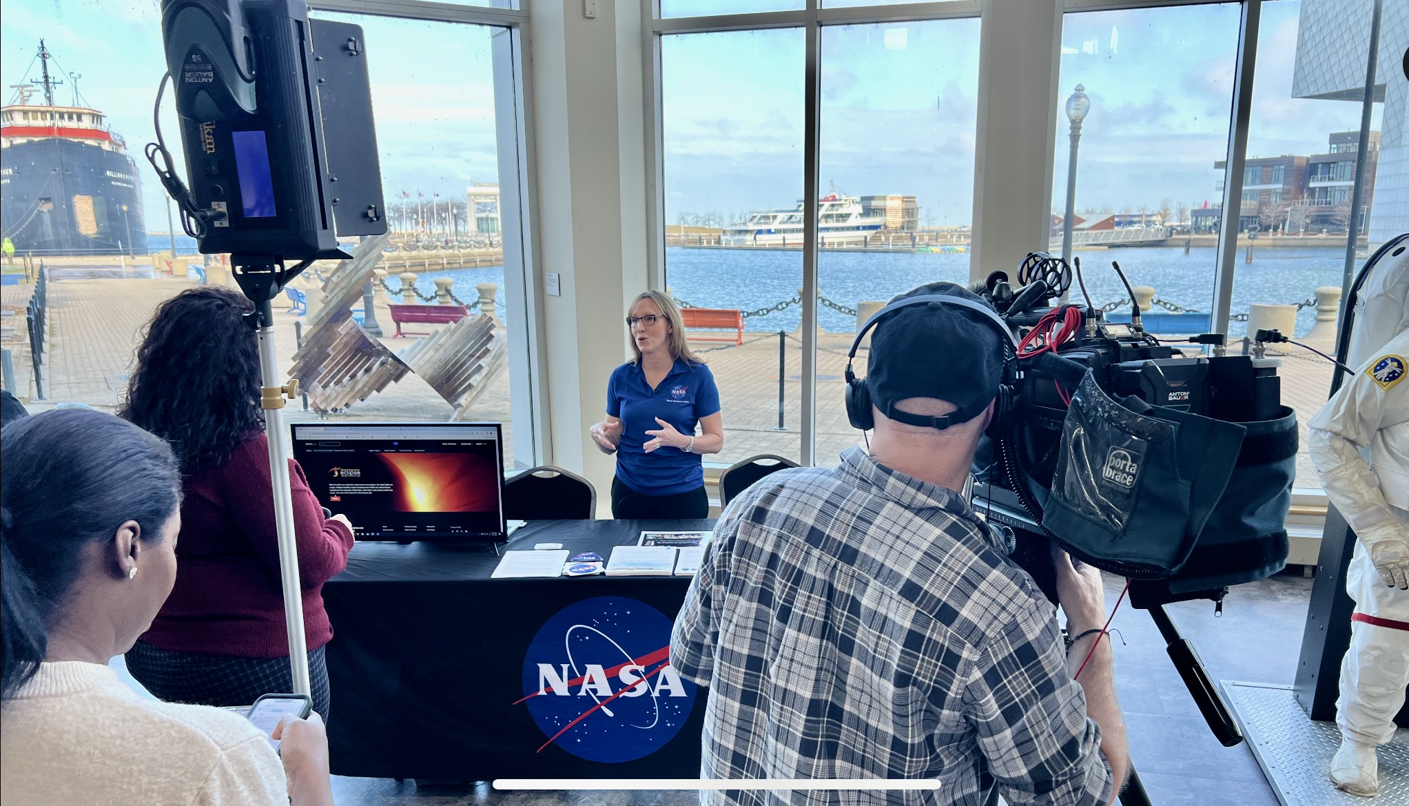 NASA Glenn Prepares Media for Solar Eclipse Event