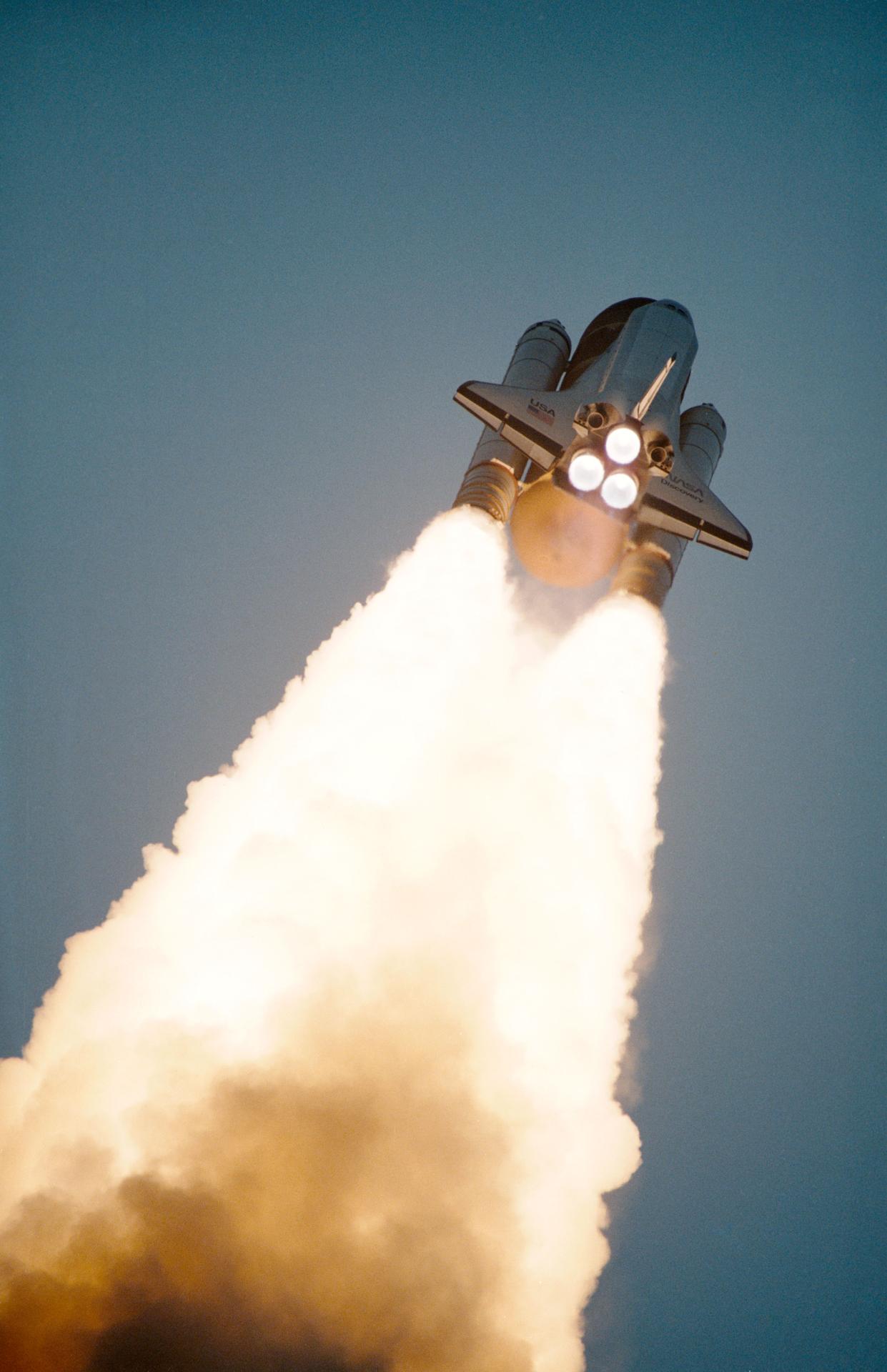 Space Shuttle Discovery Lifts Off - NASA