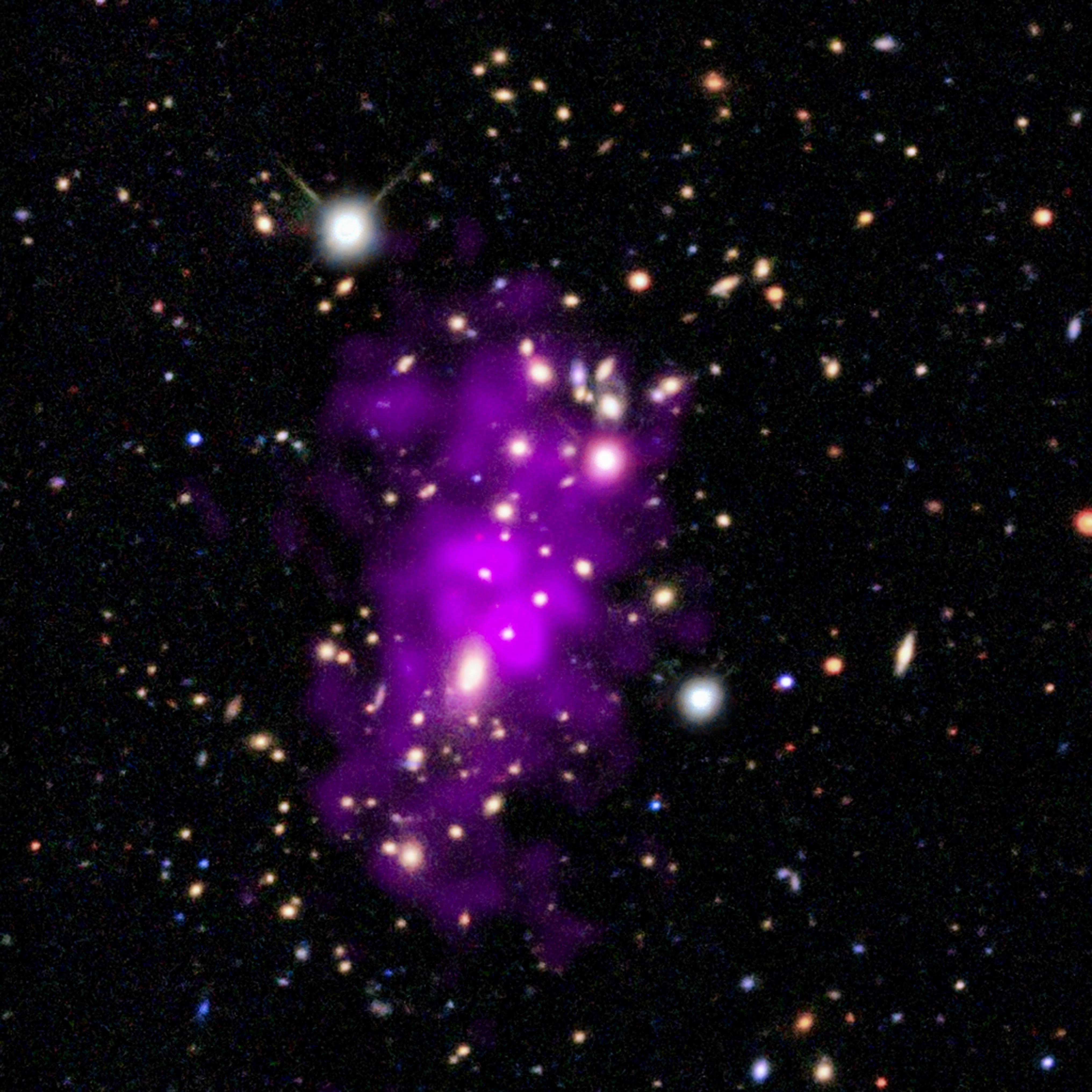 NASA’s Chandra Rings in New Year With Champagne Cluster - VibeWire Magazine